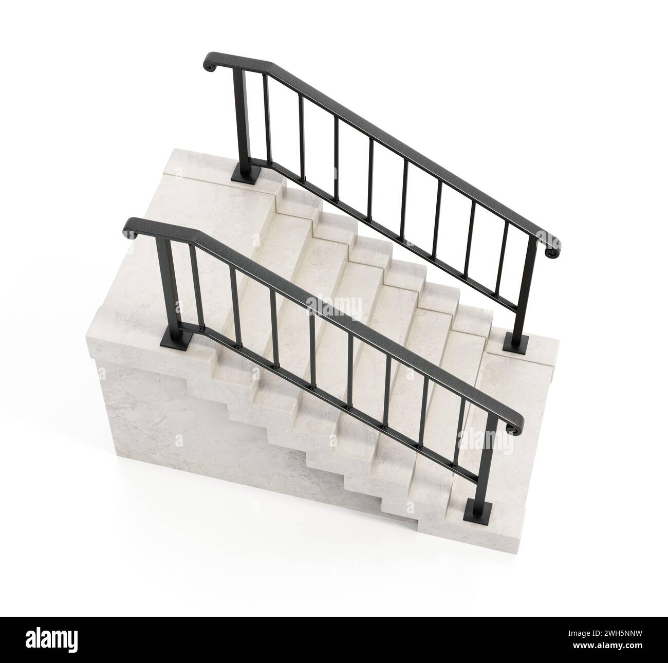 White fence railings Cut Out Stock Images & Pictures - Alamy