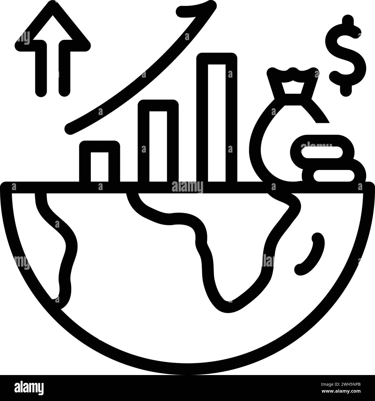 Icon for gdp,growth Stock Vector Image & Art - Alamy