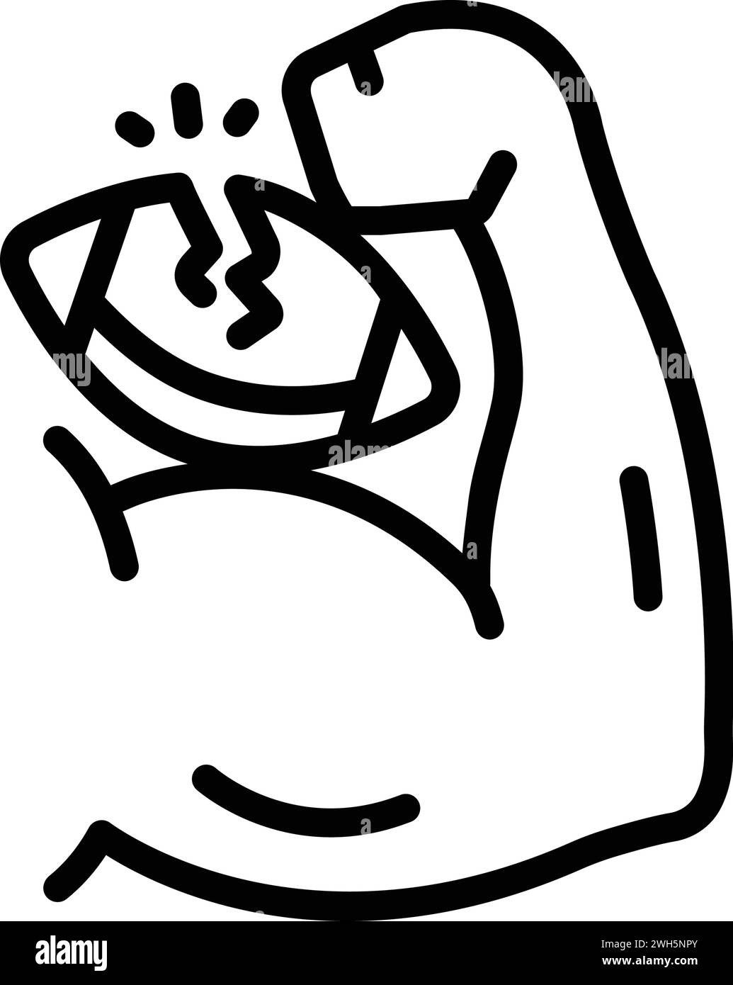 Icon for robust,strong Stock Vector Image & Art - Alamy