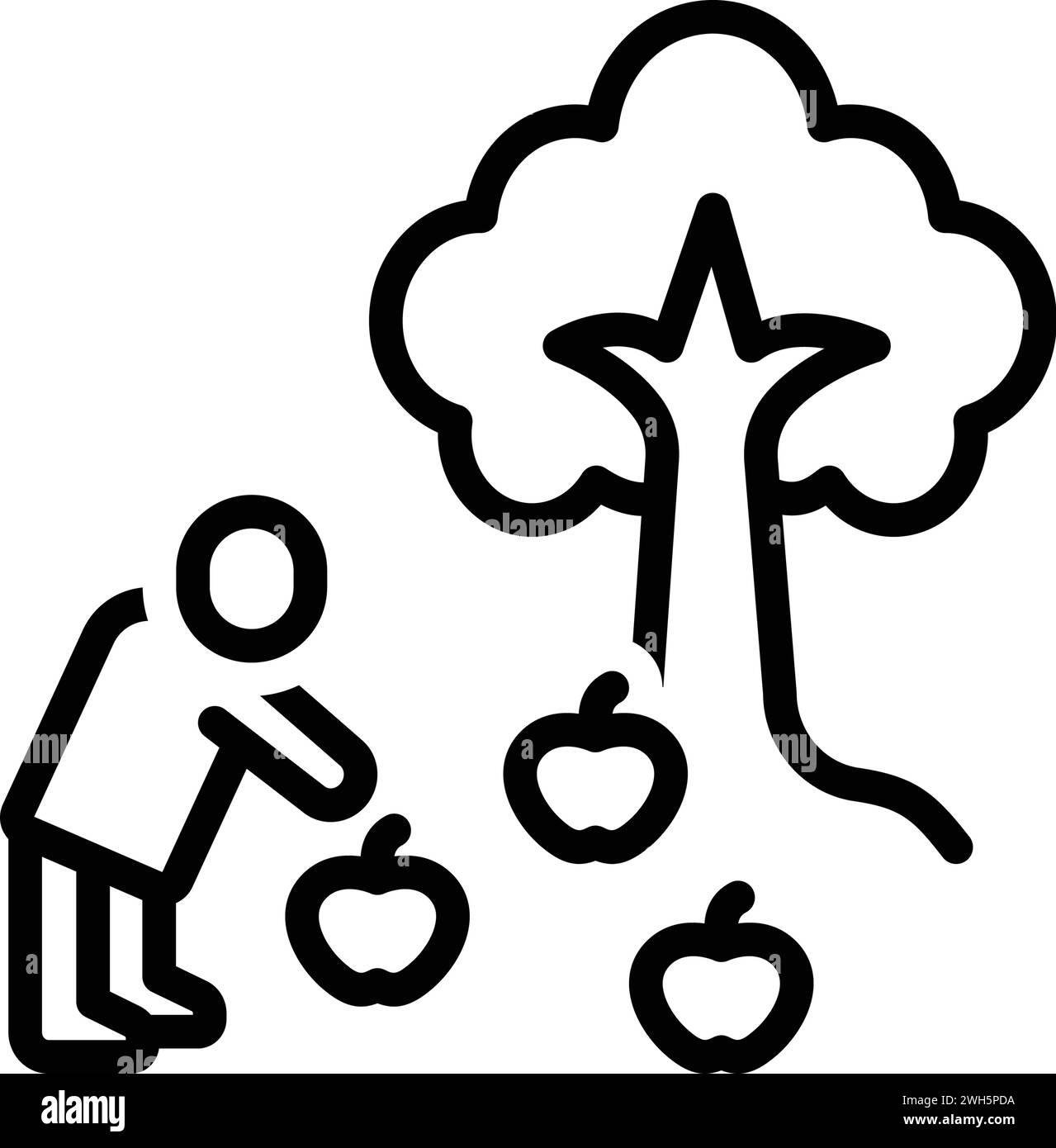 Pick fruit Stock Vector Images - Alamy