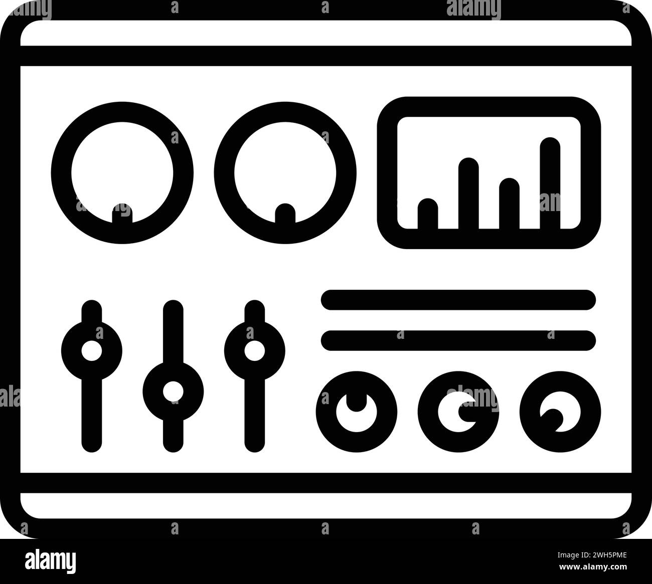 Adjustments vector vectors hi-res stock photography and images - Alamy