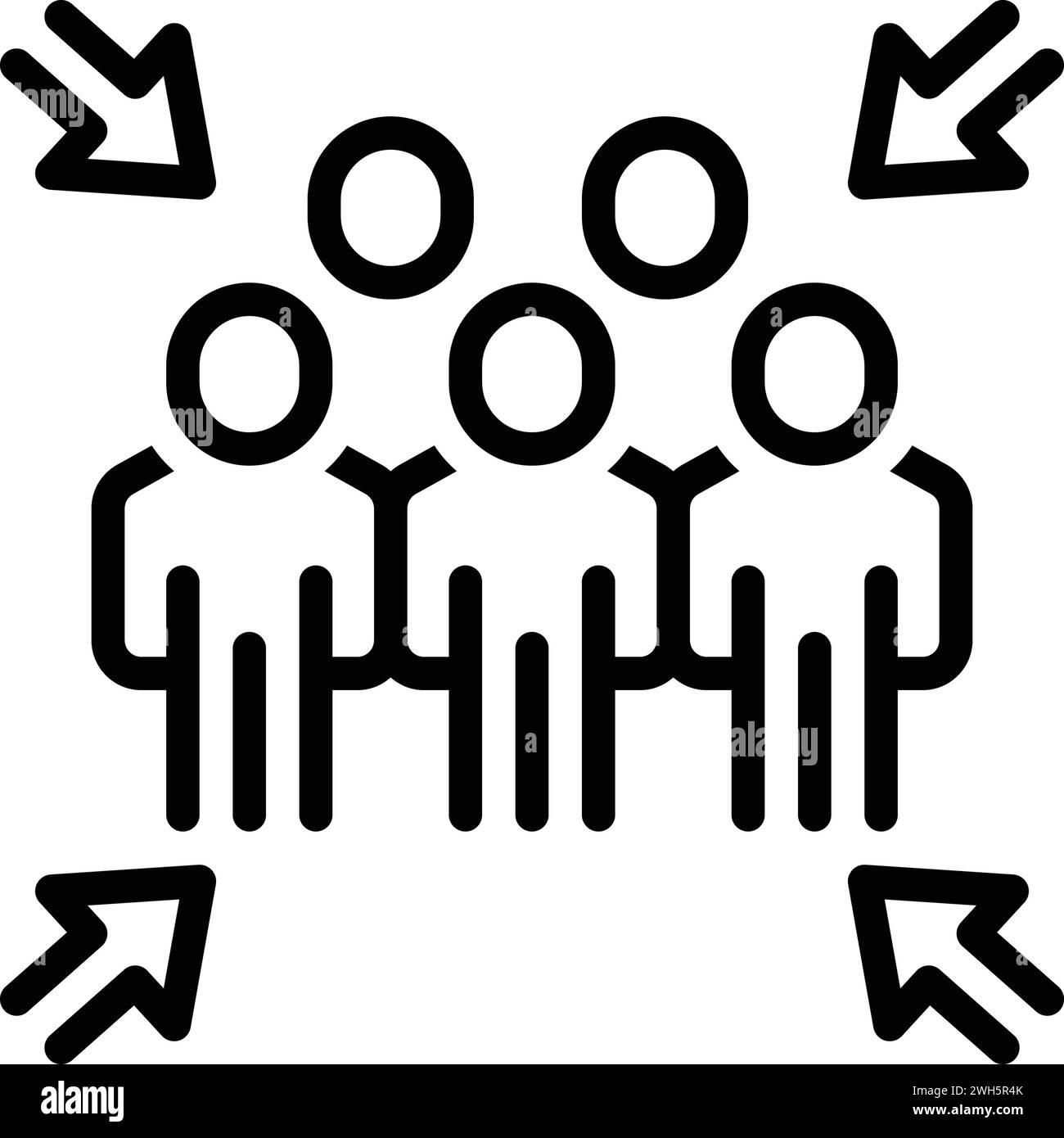 How to gather together Stock Vector Images - Alamy