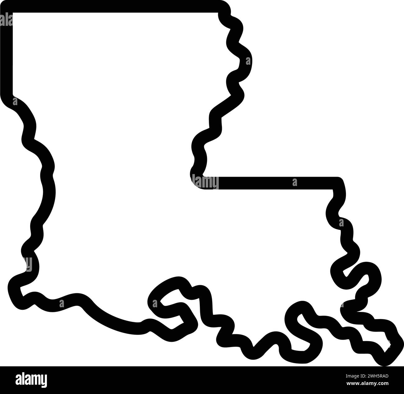 Icon for louisiana,map Stock Vector Image & Art - Alamy