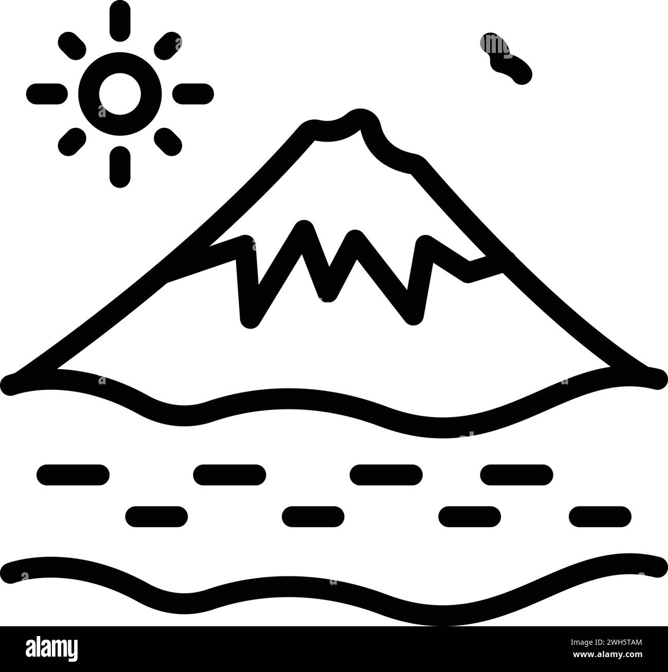 Mount fuji sign Stock Vector Images - Alamy