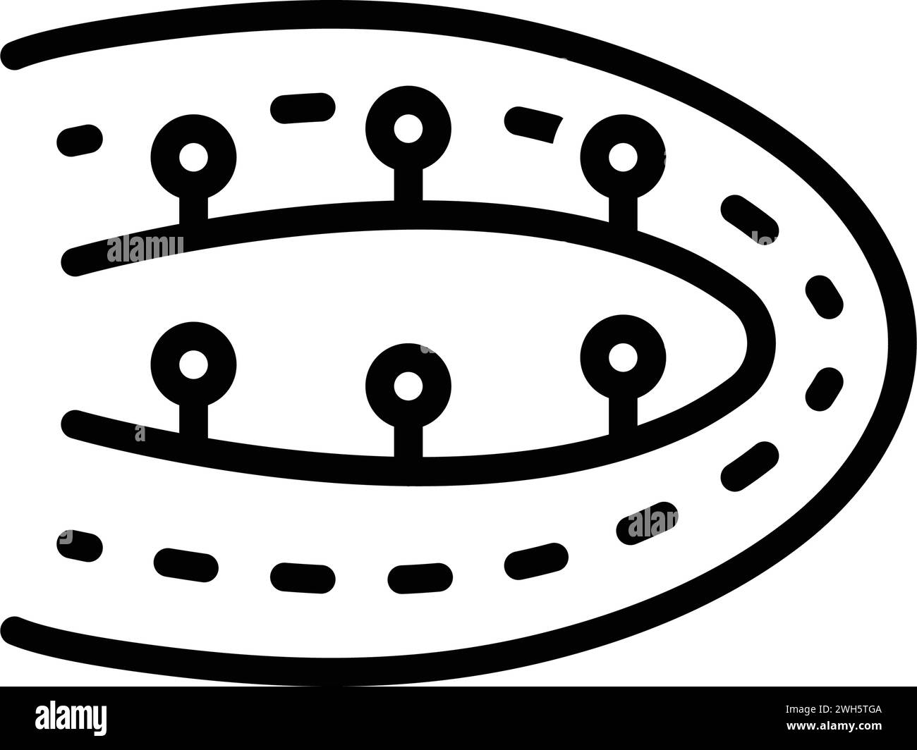 Bending highway Black and White Stock Photos & Images - Alamy