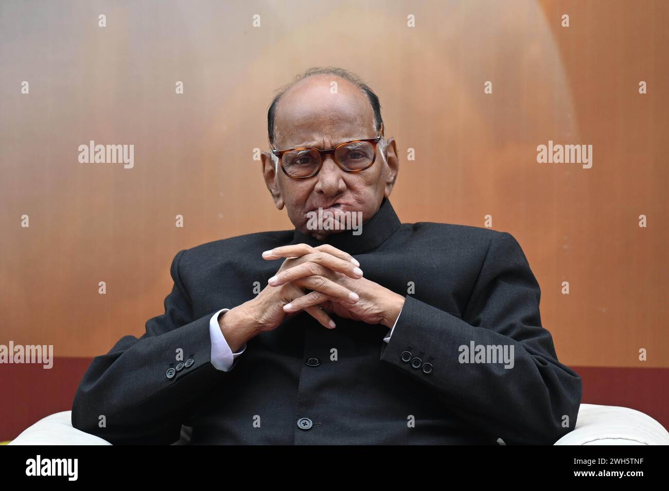 NEW DELHI, INDIA - FEBRUARY 7: Sharad Pawar, President of Nationalist ...