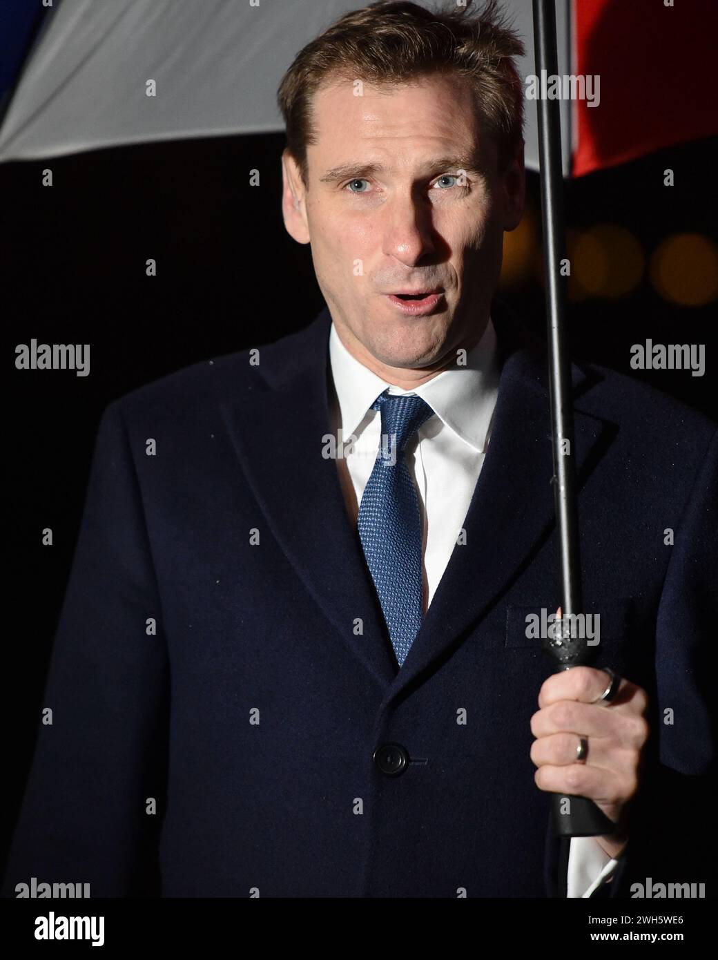 London, England, UK. 8th Feb, 2024. Home Office Minister CHRIS PHILP is ...