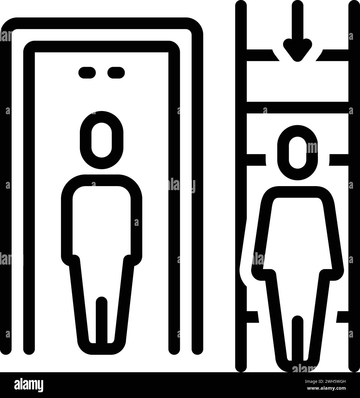 Icon for faced,lift Stock Vector Image & Art - Alamy