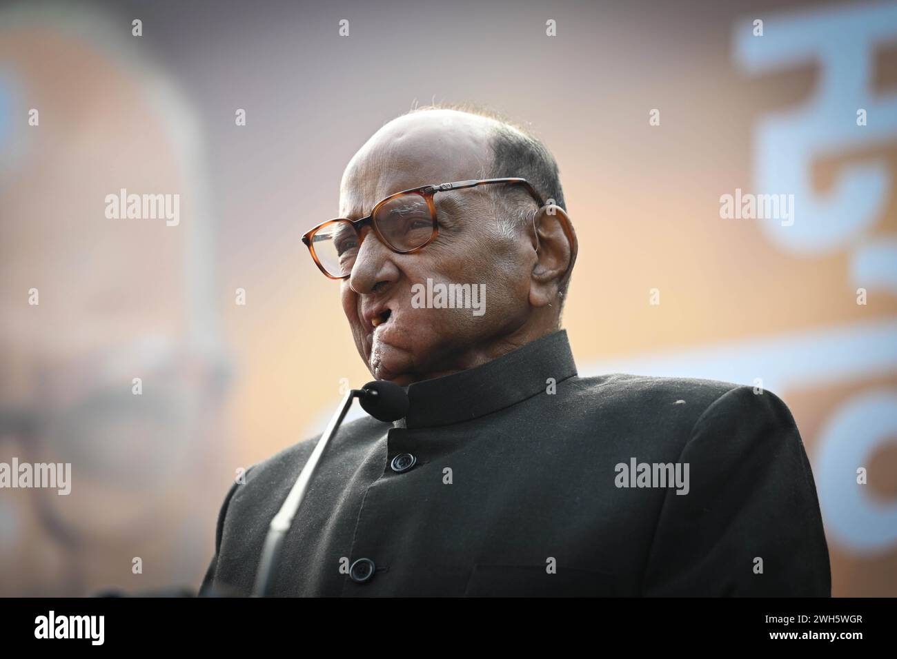 NEW DELHI, INDIA - FEBRUARY 7: Sharad Pawar, President of Nationalist ...