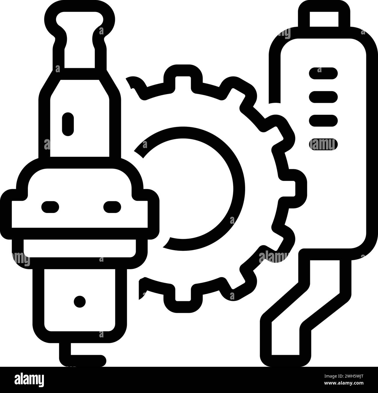 Car components shape Stock Vector Images - Alamy
