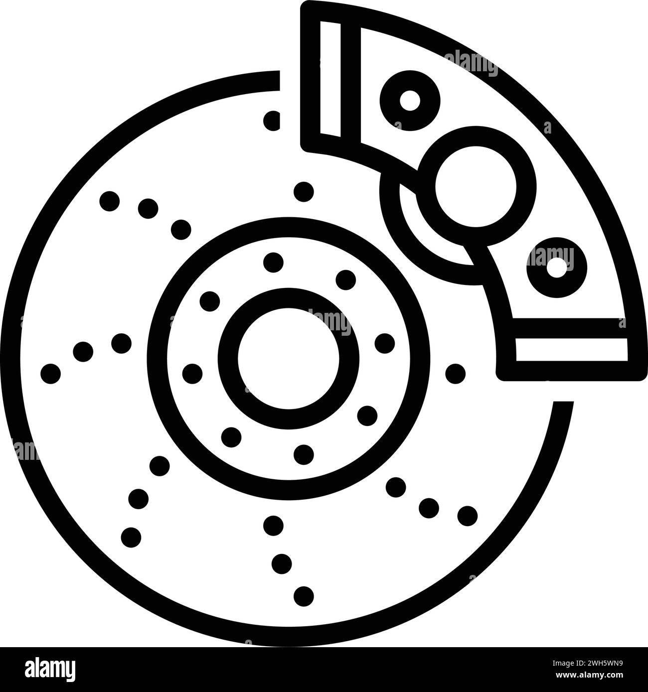 Disc brake vector vectors hi-res stock photography and images - Alamy