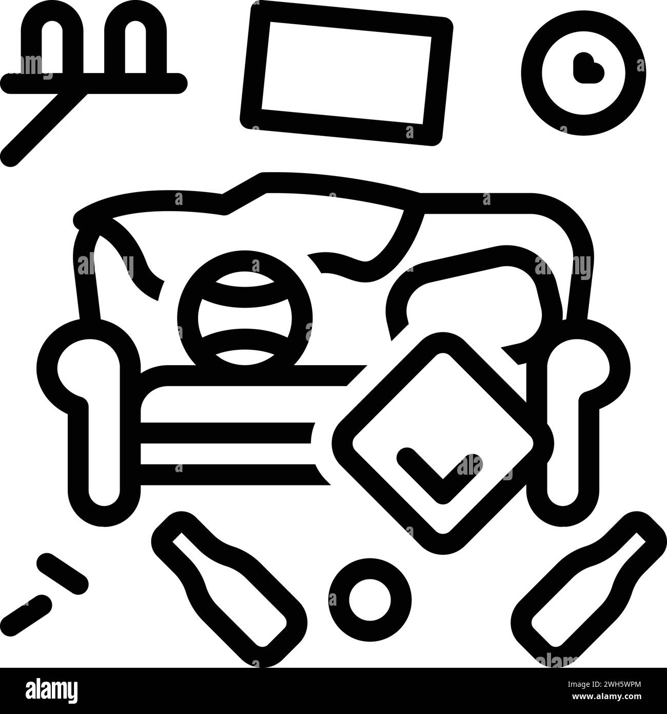 Mess around Stock Vector Images - Alamy