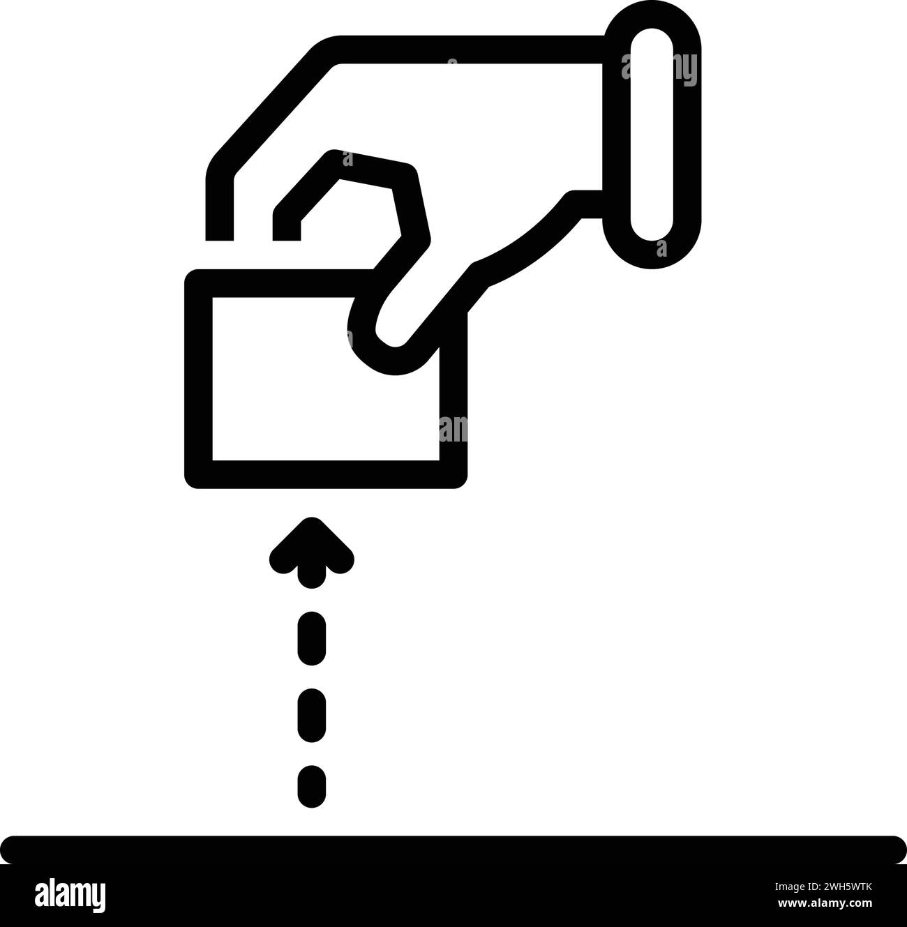 Pick me up silhouette Black and White Stock Photos & Images - Alamy