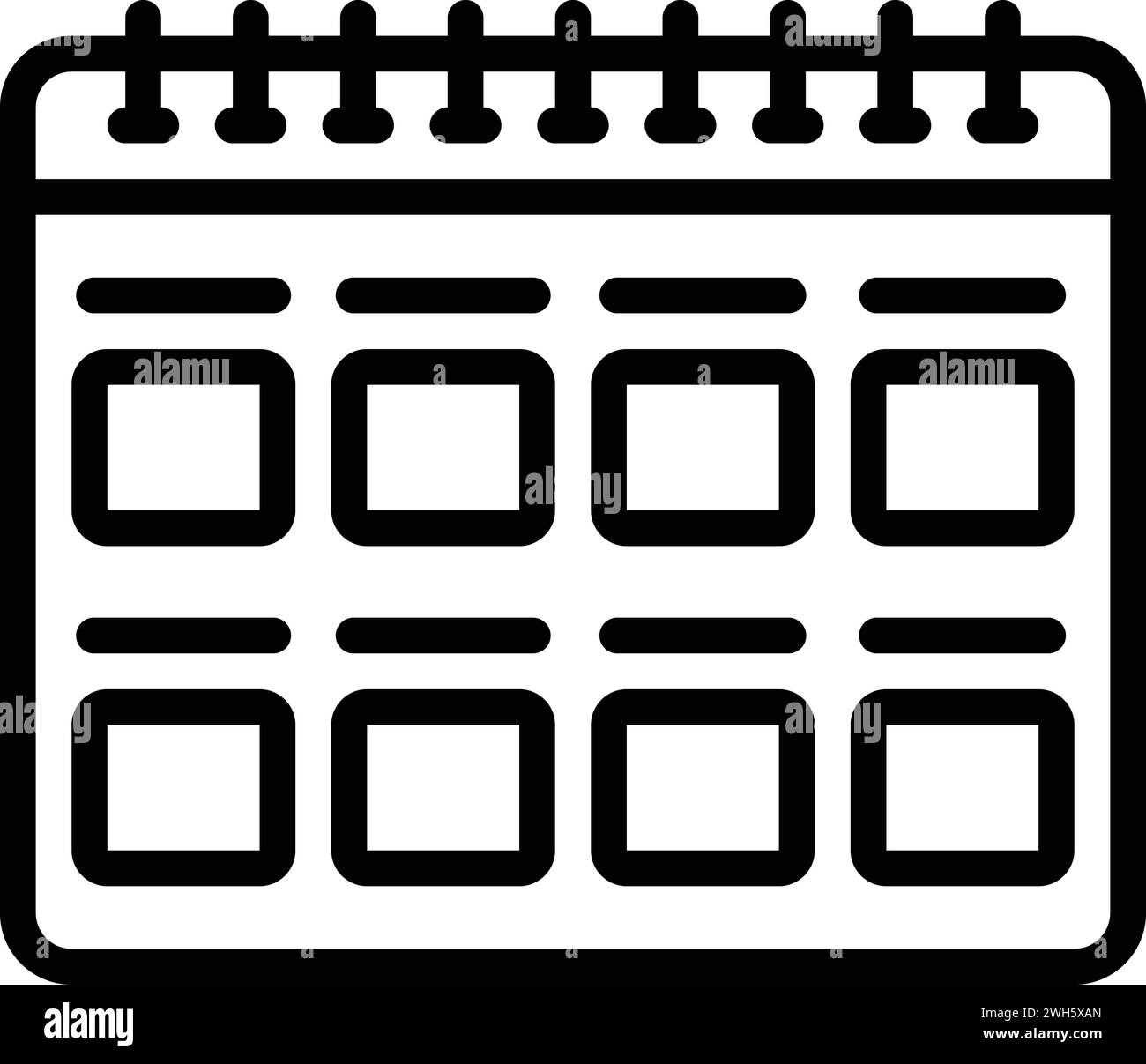 Months vector vectors Black and White Stock Photos & Images - Alamy