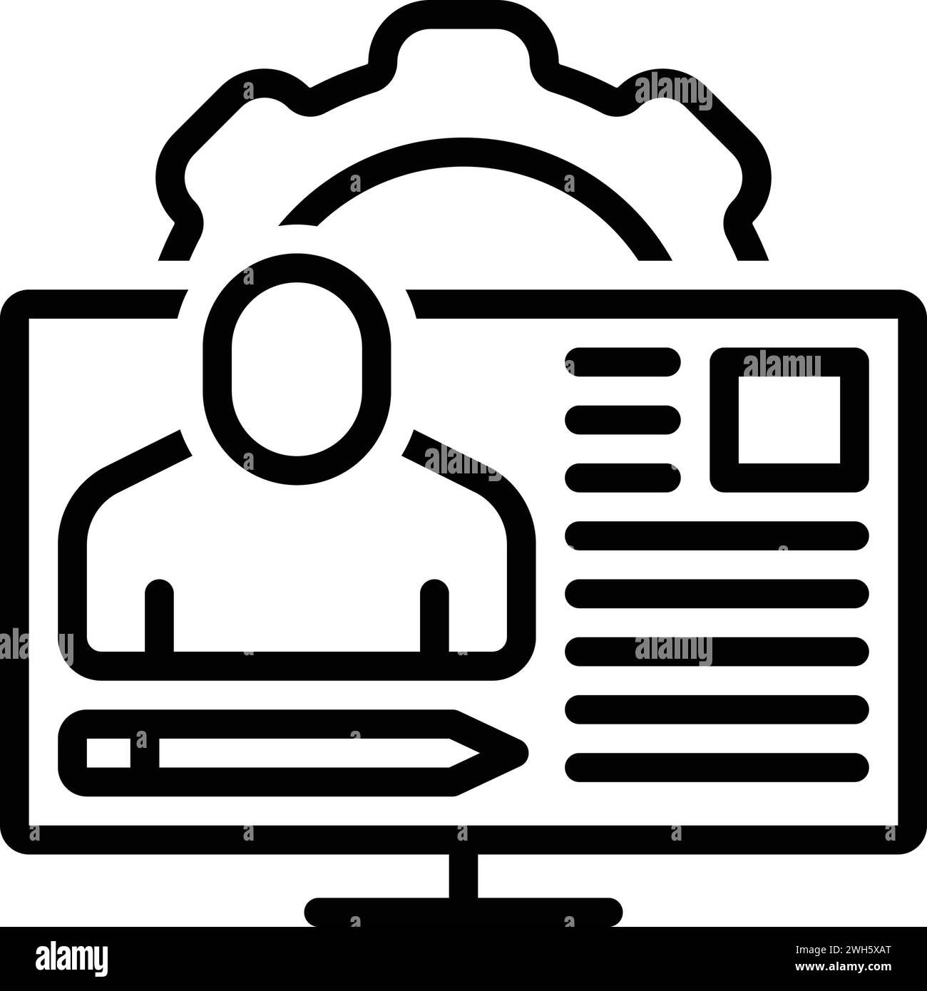 Maker creator Stock Vector Images - Alamy