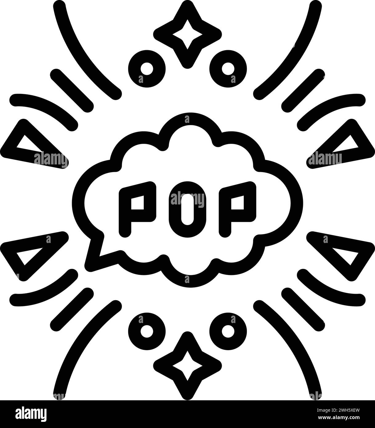 Icon for pop,comic Stock Vector Image & Art - Alamy