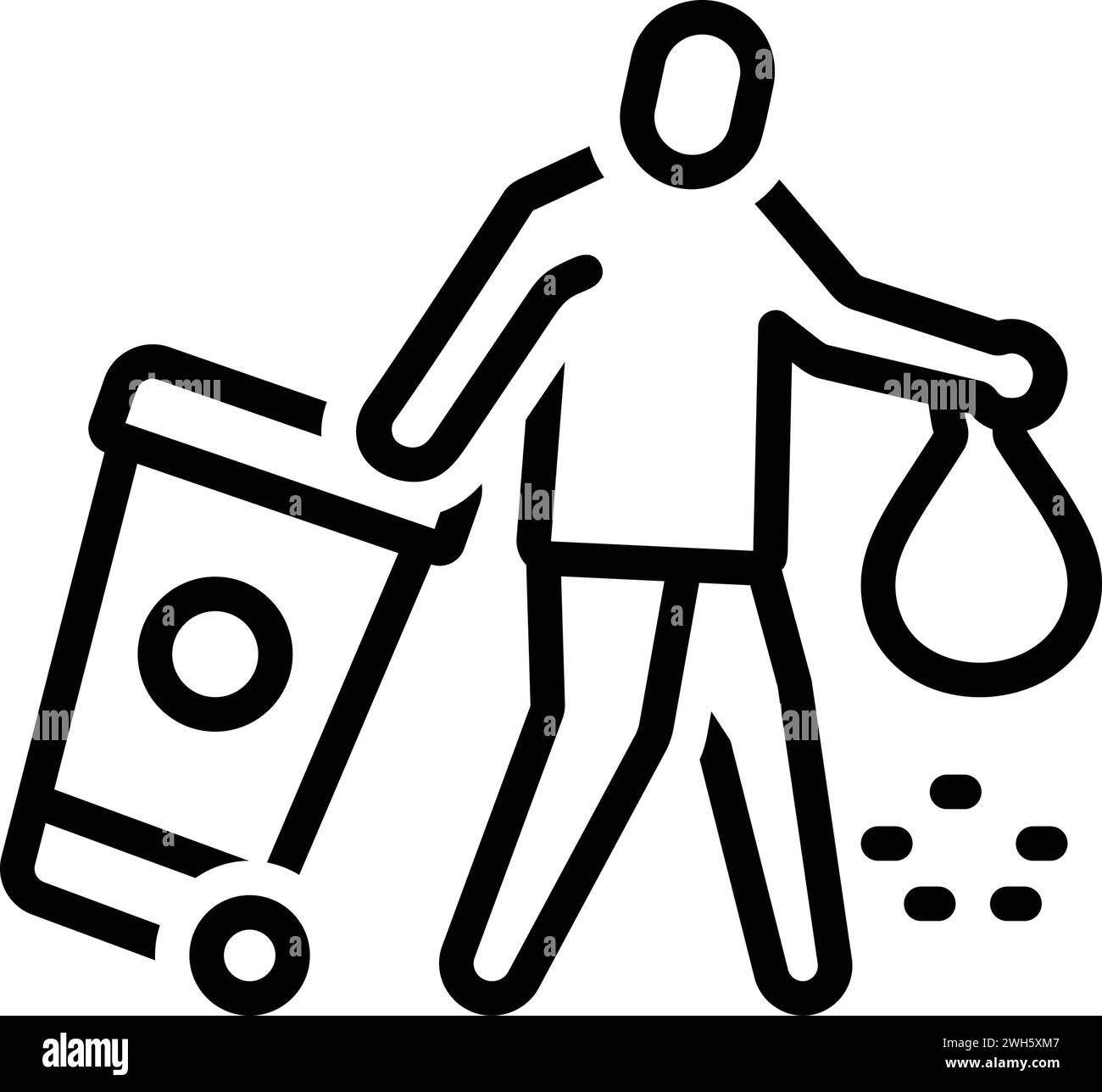 Icon for collector,garbage Stock Vector Image & Art - Alamy