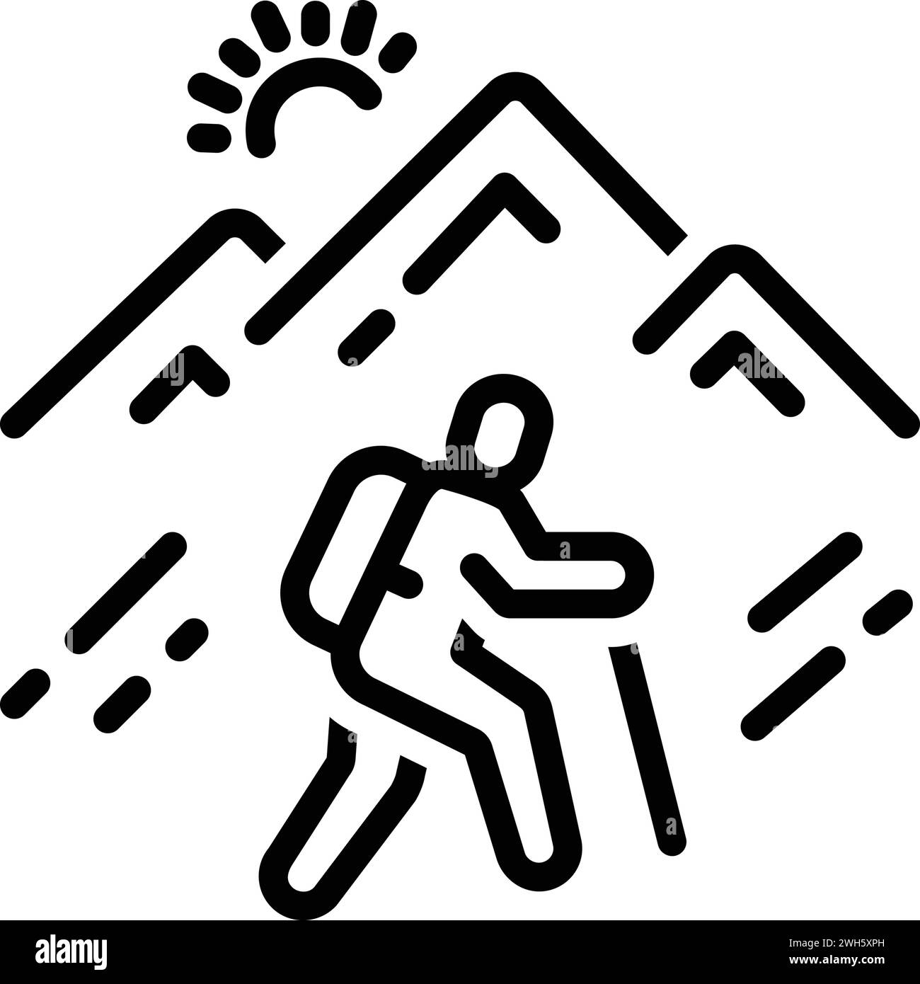 Icon for hiking,wandering Stock Vector Image & Art - Alamy
