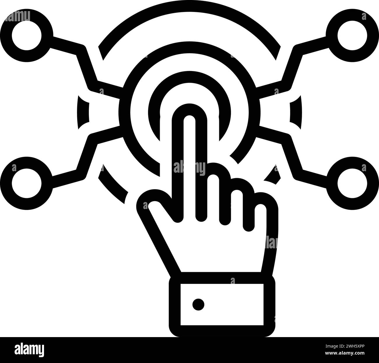 Interactive symbol Black and White Stock Photos & Images - Alamy