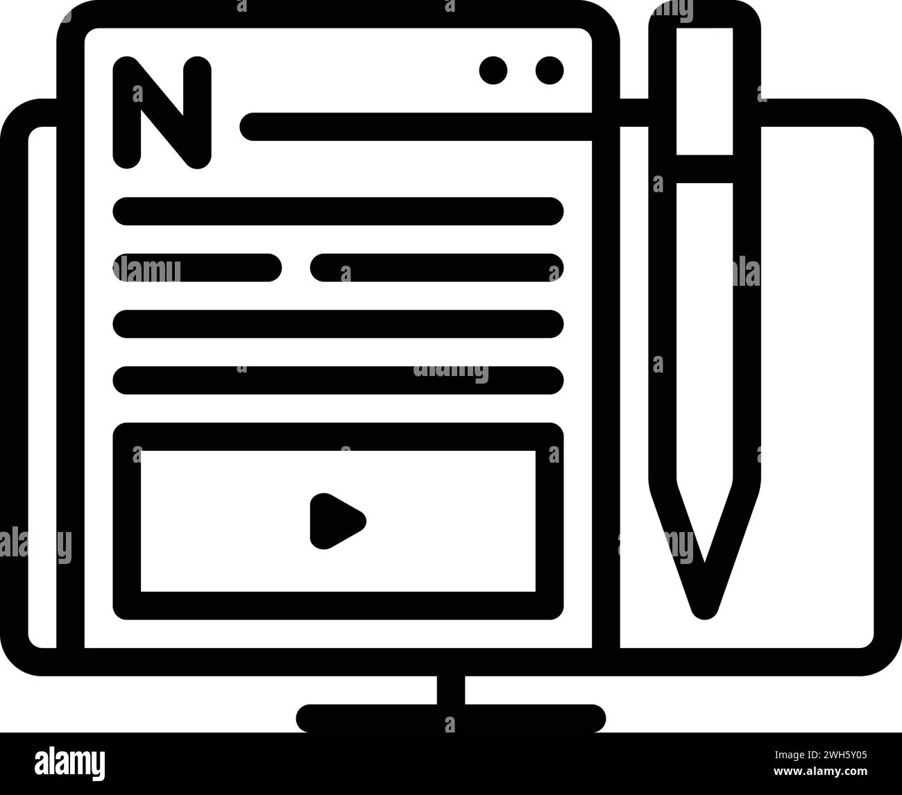 Icon for edition,impression Stock Vector Image & Art - Alamy