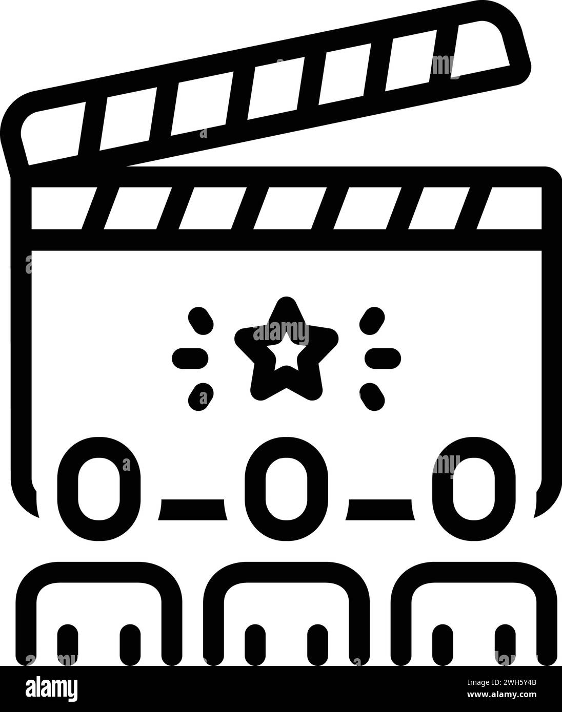 Icon for premiere,first performance Stock Vector Image & Art - Alamy