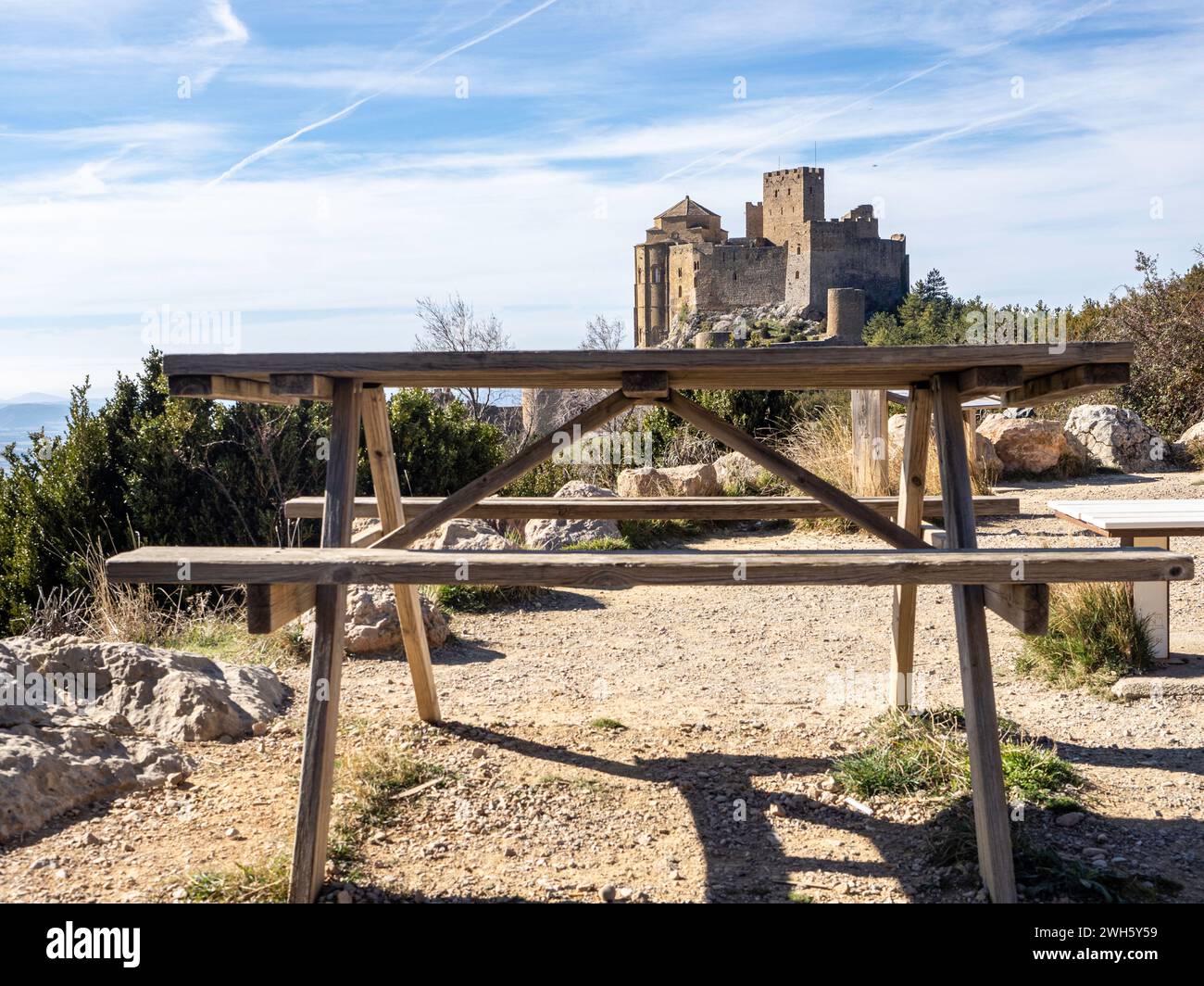 Loarre Castle Romanesque medieval Romanesque defensive fortification ...