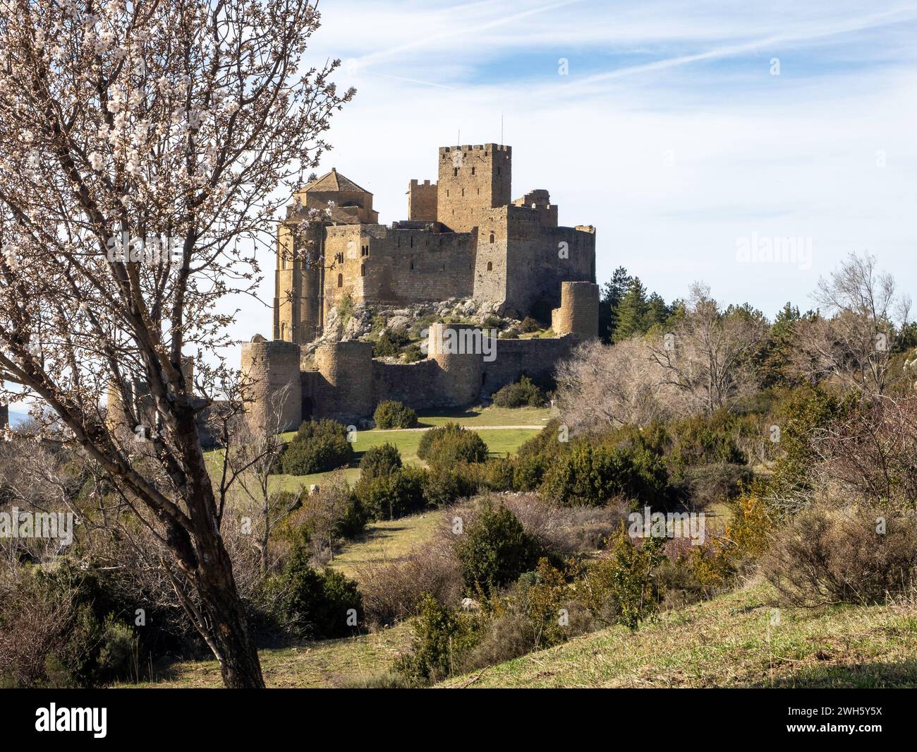 Loarre Castle Romanesque medieval Romanesque defensive fortification ...