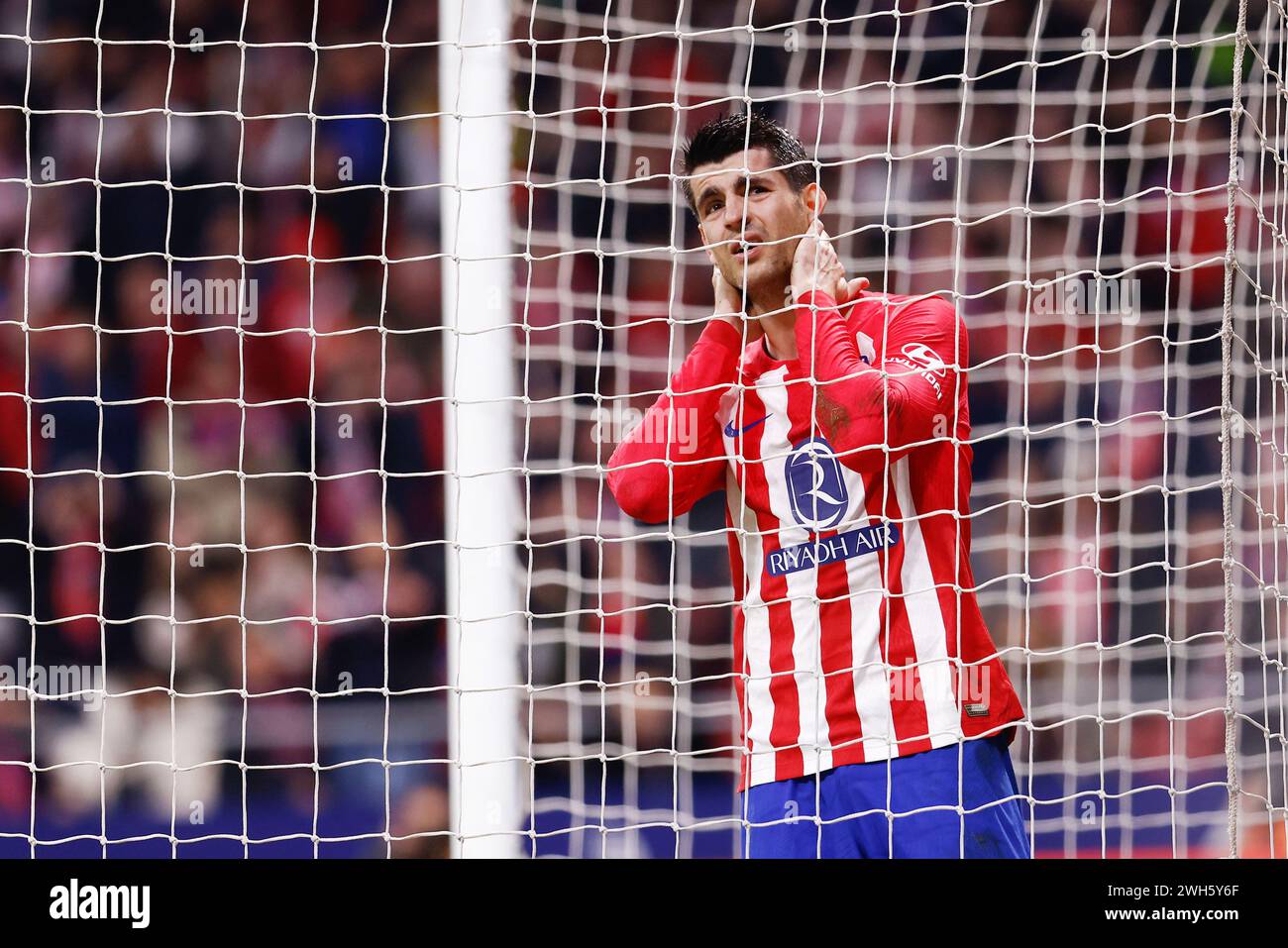 Alvaro Morata of Atletico de Madrid reacts during the Spanish Cup, Copa ...