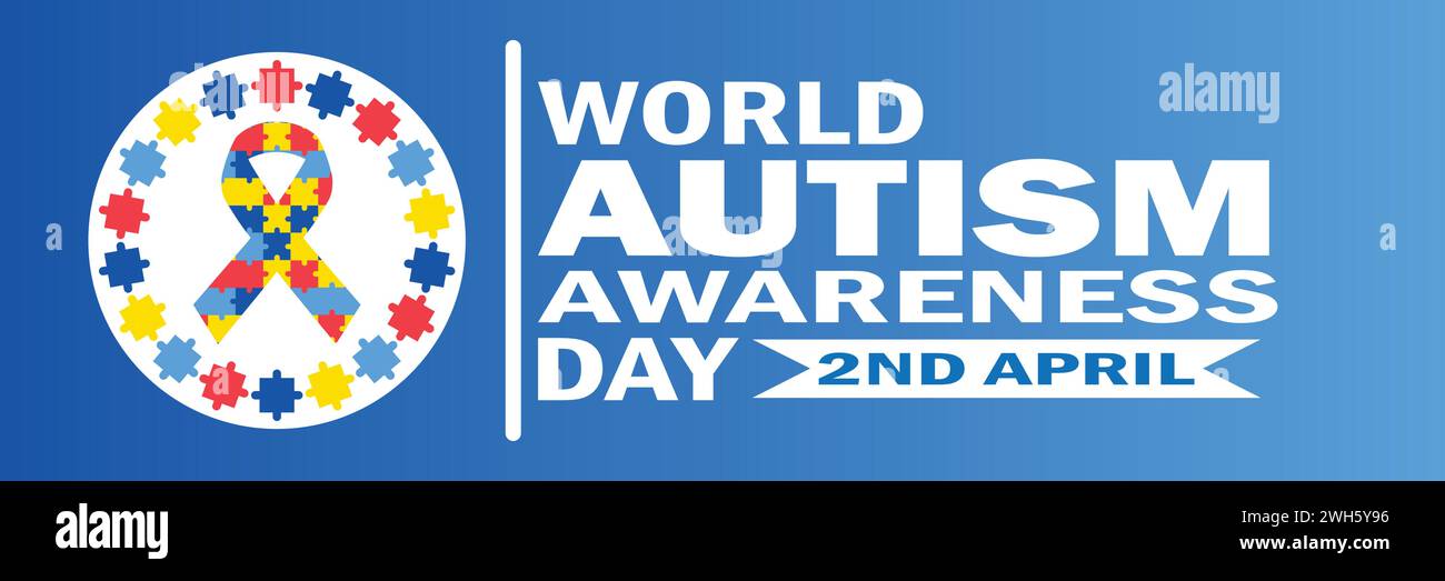 World Autism Awareness Day. April 2. Holiday concept. Template for ...