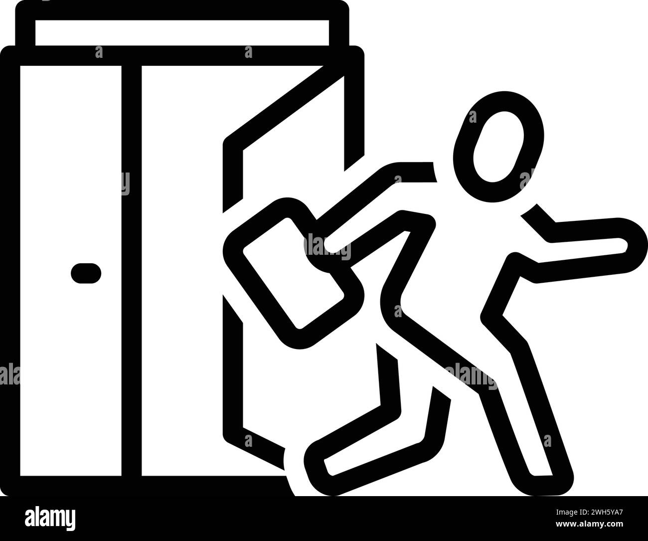 Icon for leave,depart from Stock Vector Image & Art - Alamy