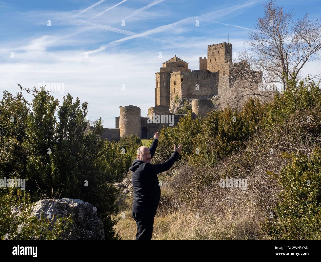 Loarre Castle Romanesque medieval Romanesque defensive fortification ...