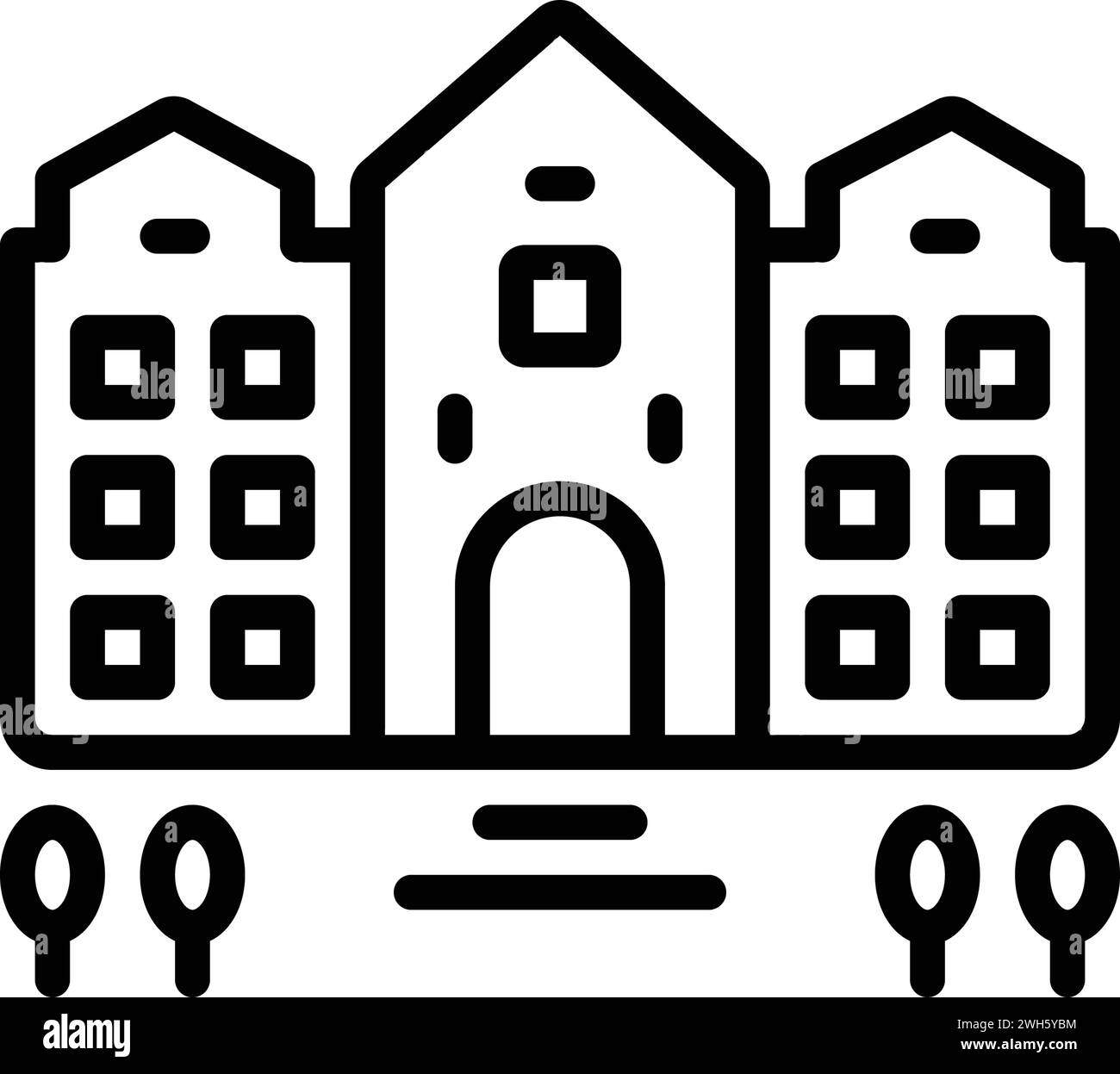Inn building Stock Vector Images - Alamy