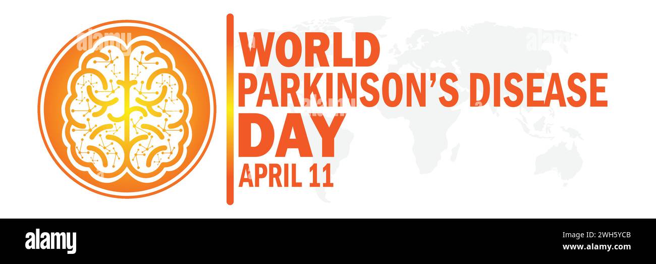 World Parkinson's Disease Day. April 11. Holiday concept. Template for background, banner, card ...