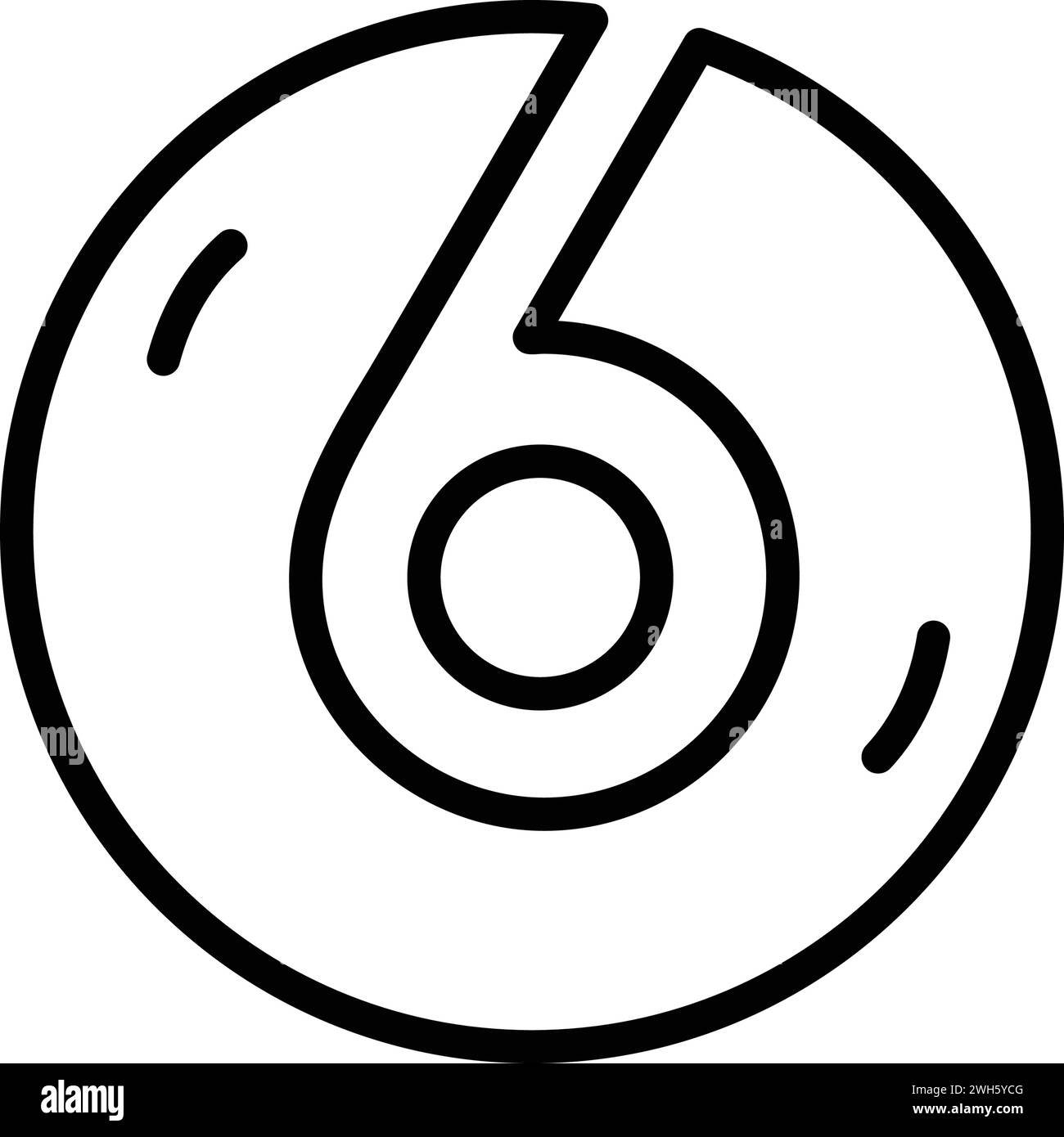 Icon for six,letter Stock Vector Image & Art - Alamy