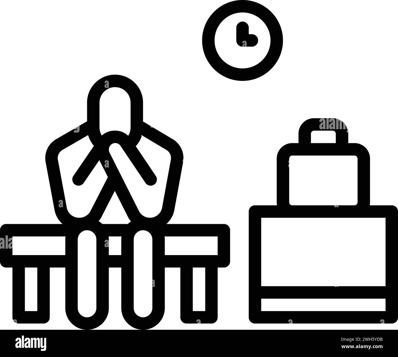 Icon for unemployment,upset Stock Vector Image & Art - Alamy