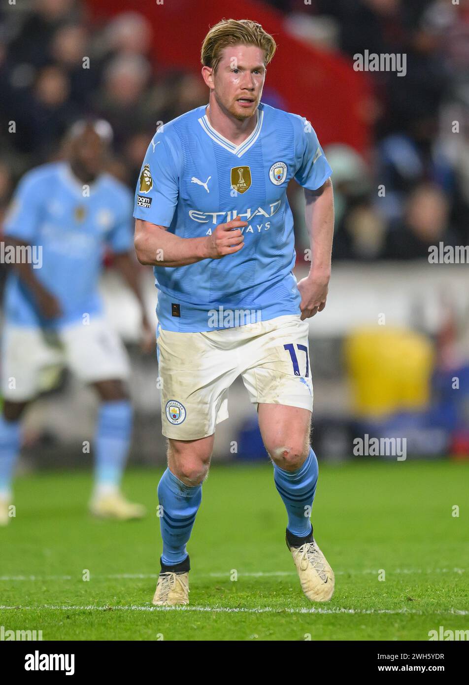 London, UK. 05th Feb, 2024 - Brentford v Manchester City - Premier ...