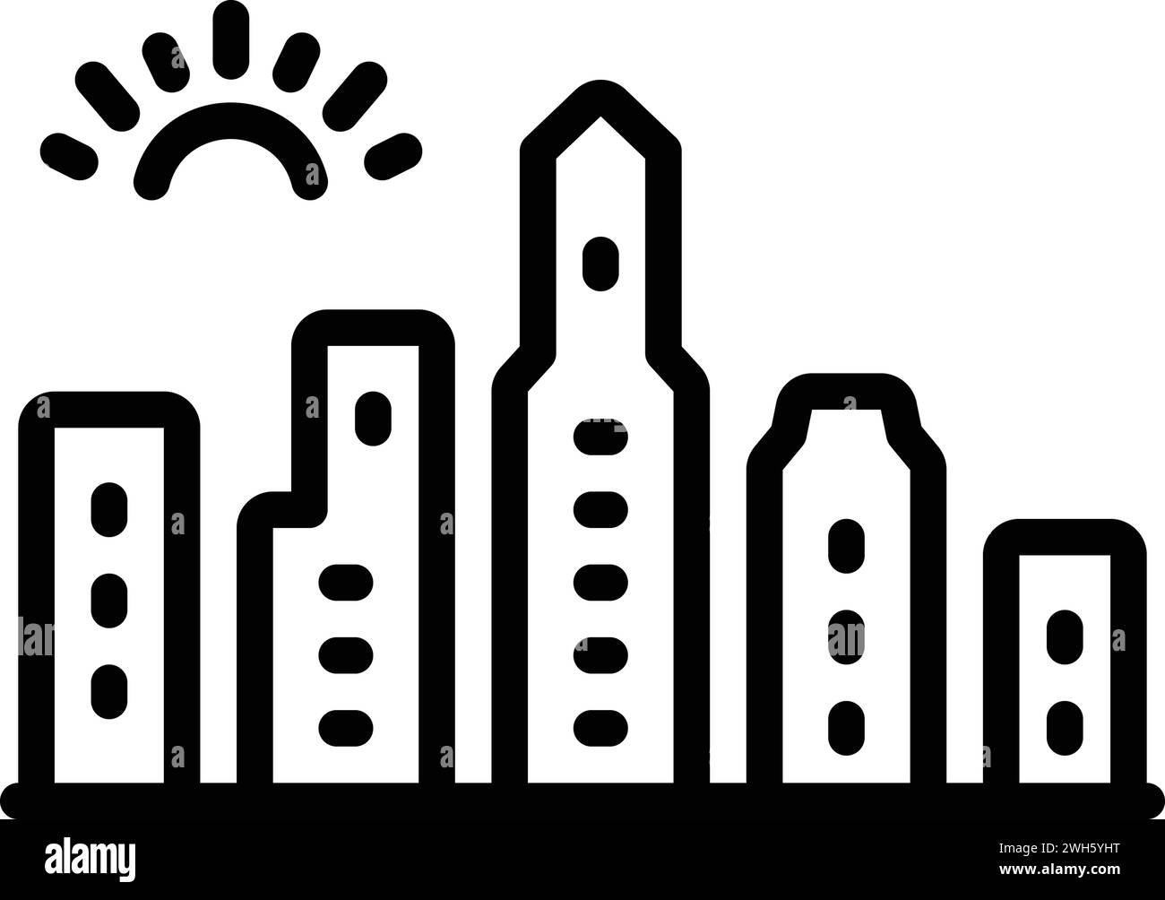 Portland skyline Cut Out Stock Images & Pictures - Alamy