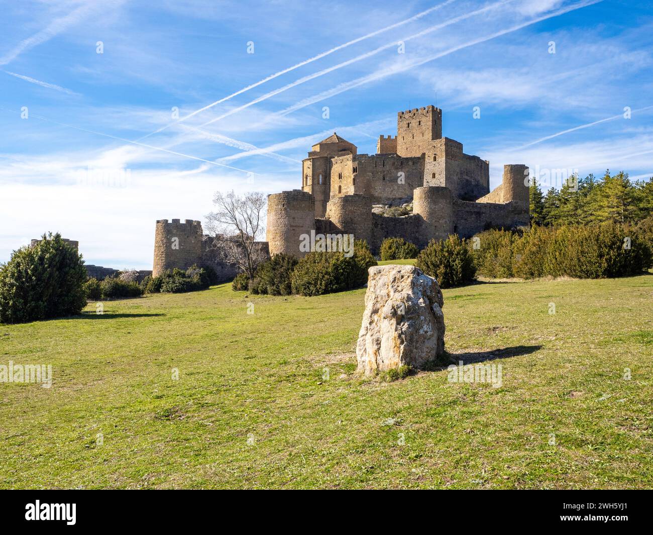 Loarre Castle Romanesque medieval Romanesque defensive fortification ...
