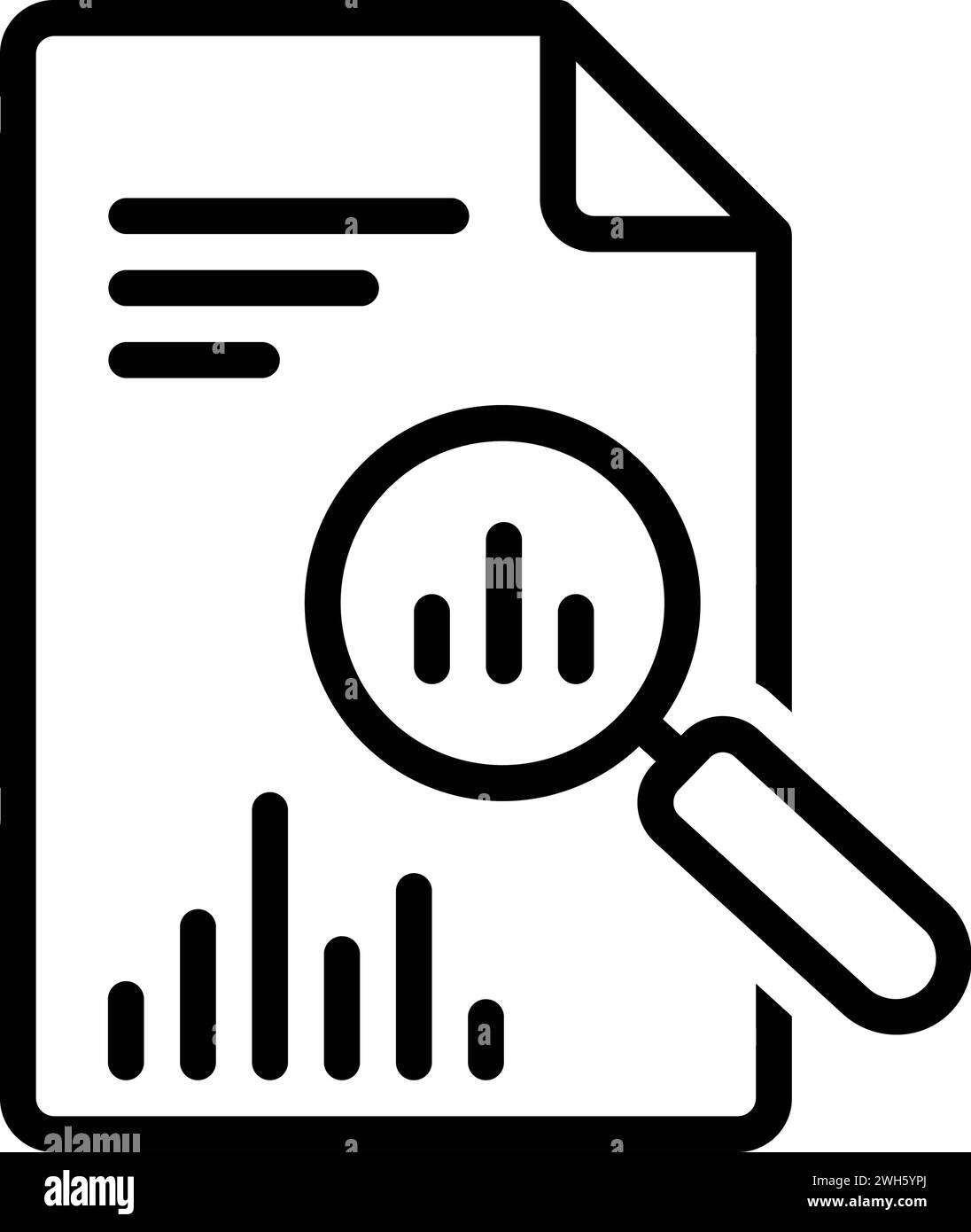 Financial reporting icon Black and White Stock Photos & Images - Alamy