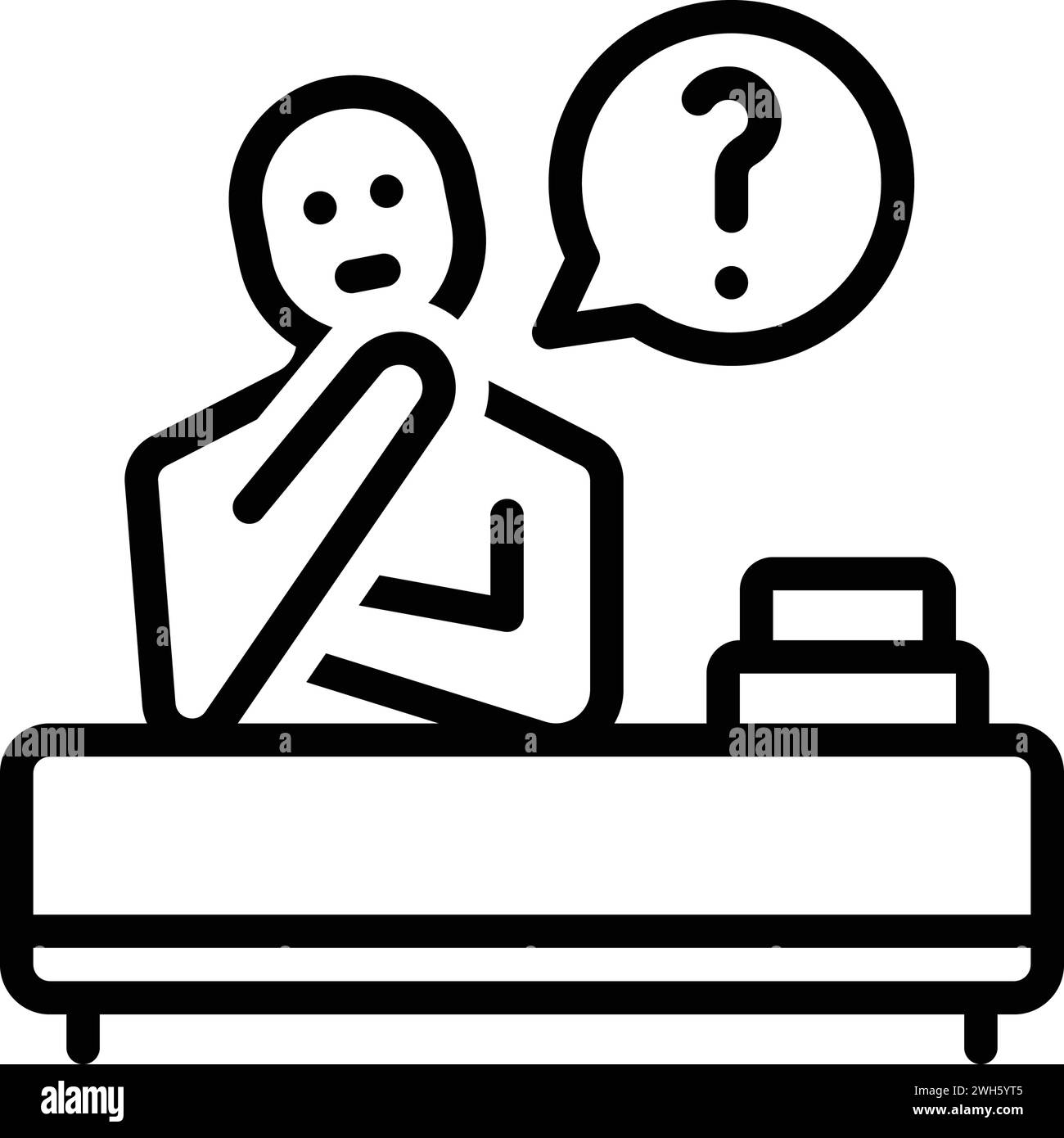 Icon for think,peruse Stock Vector Image & Art - Alamy