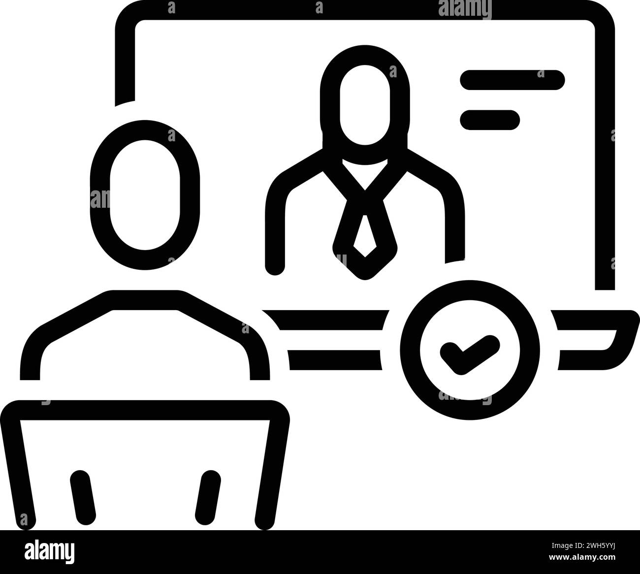 Icon for interviews,meeting Stock Vector Image & Art - Alamy