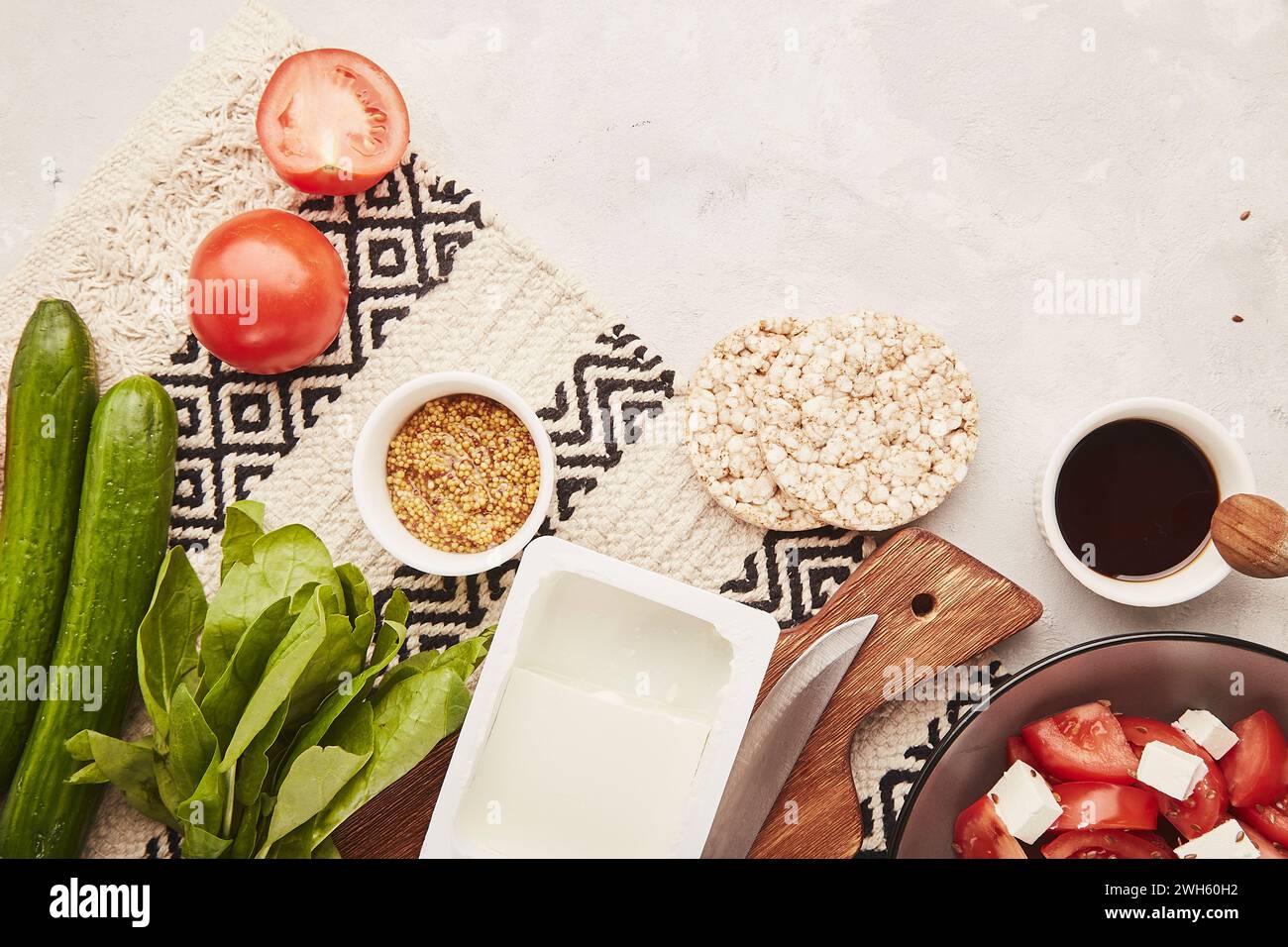 Aesthetic healthy low fodmap food ingredients with copy space ...