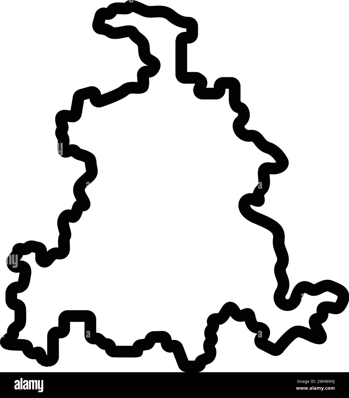 Dallas outline map hi-res stock photography and images - Alamy