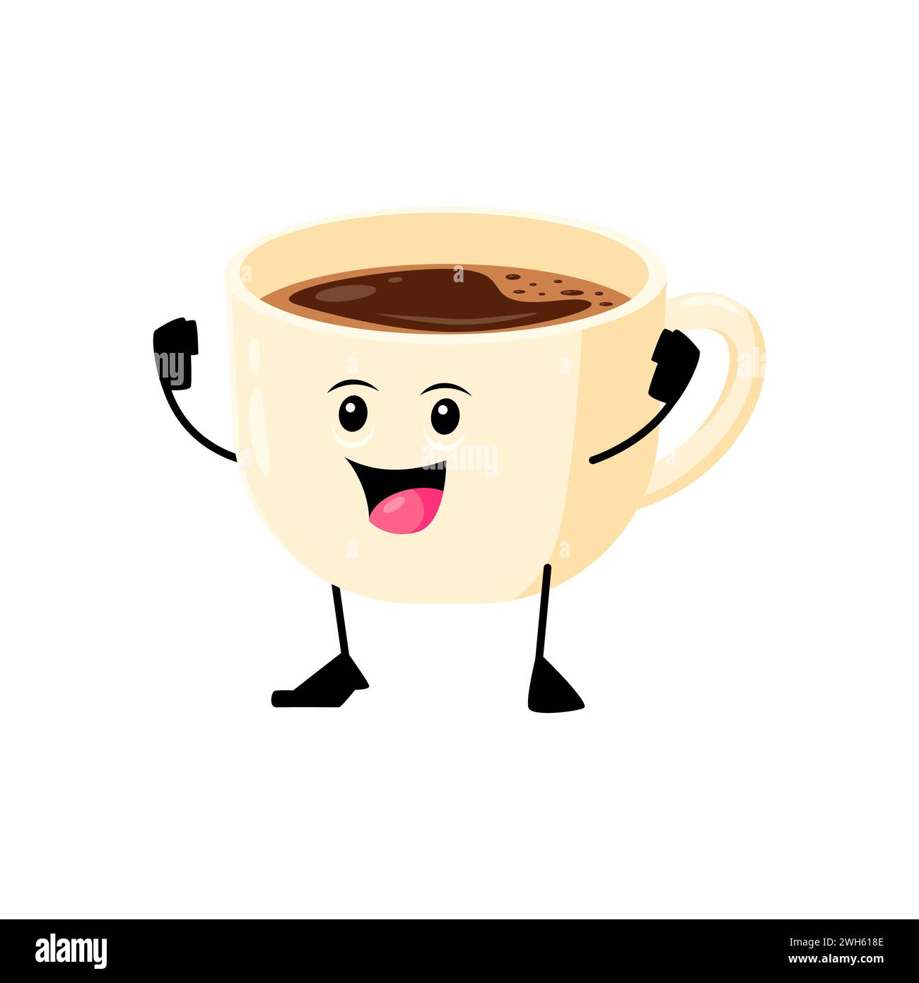 Sip cup cartoon hi-res stock photography and images - Alamy