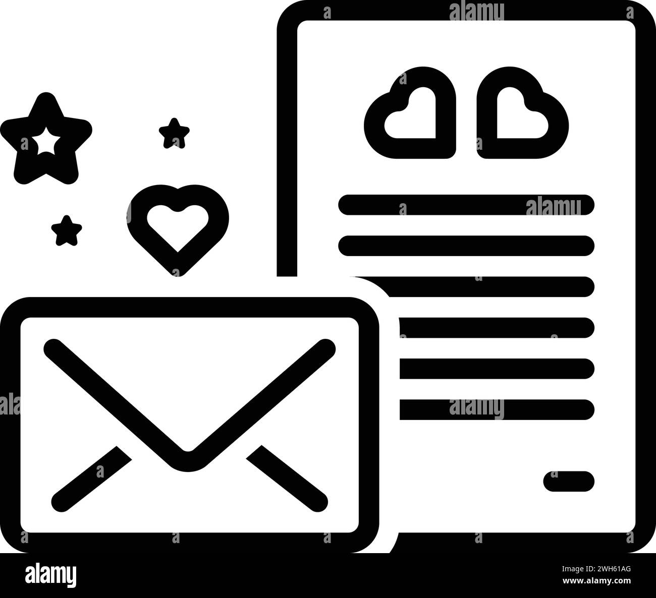 Icon for invitation,request Stock Vector Image & Art - Alamy