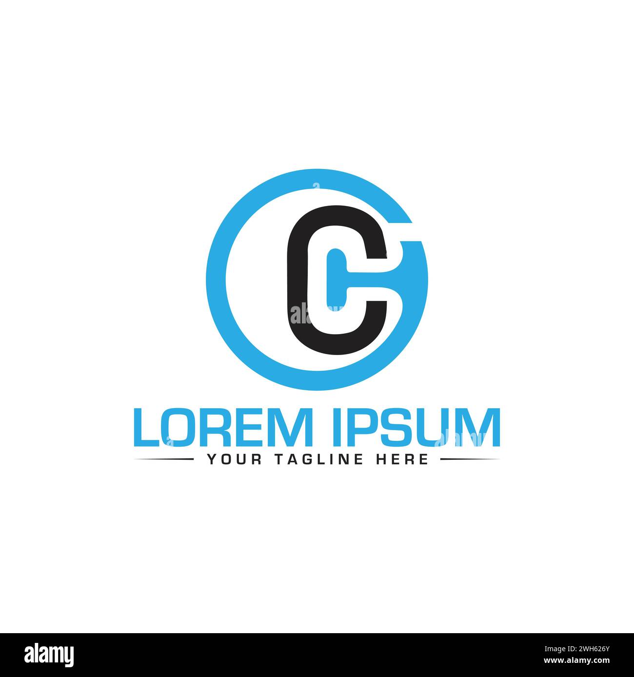 CG Letter Logo Design. Creative and Modern CG Logo Design Stock Vector ...