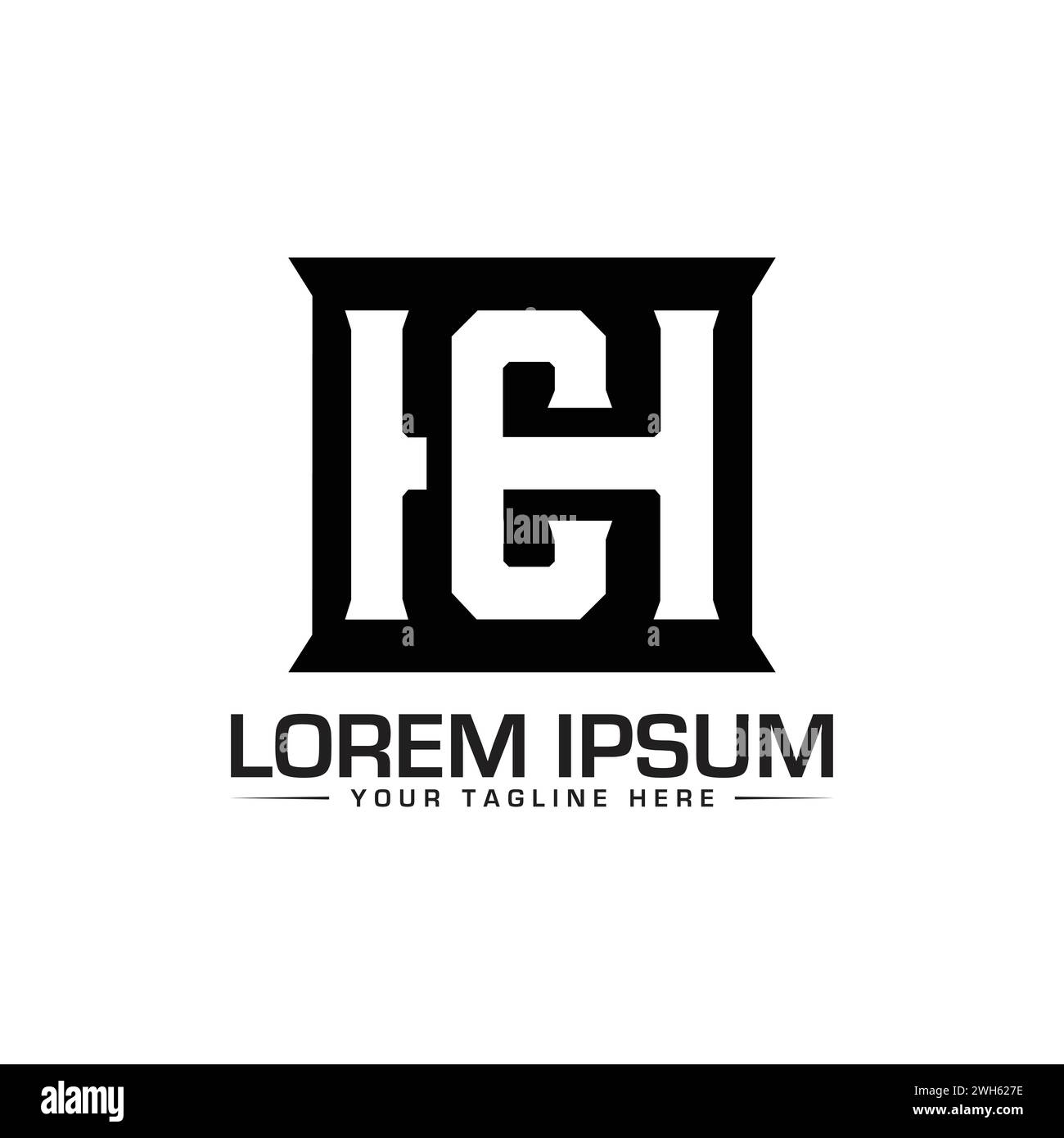 CH Letter Logo Design. Unique and Professional CH Logo Design Stock ...