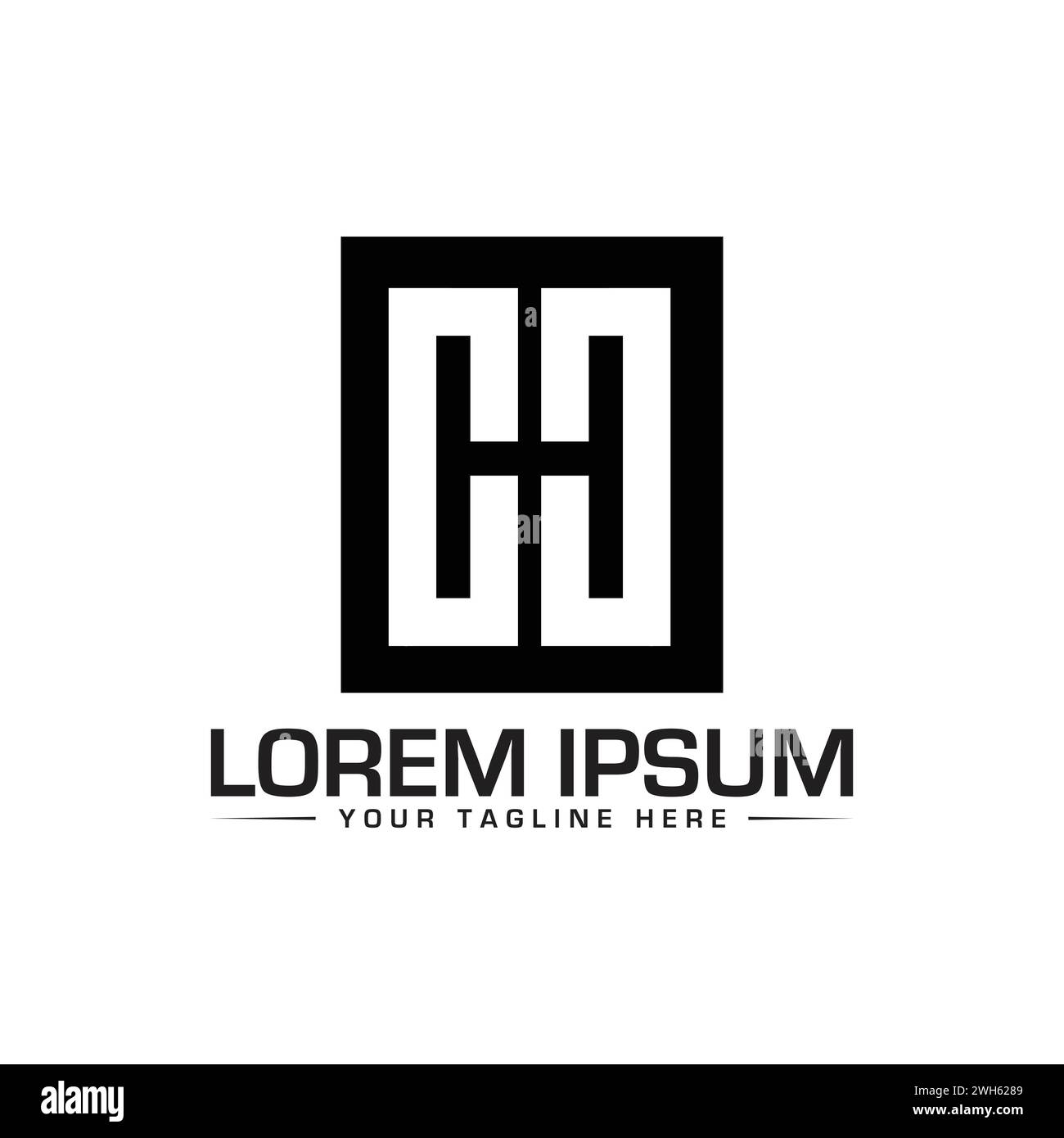 CH Letter Logo Design. Unique and Professional CH Logo Design Stock ...