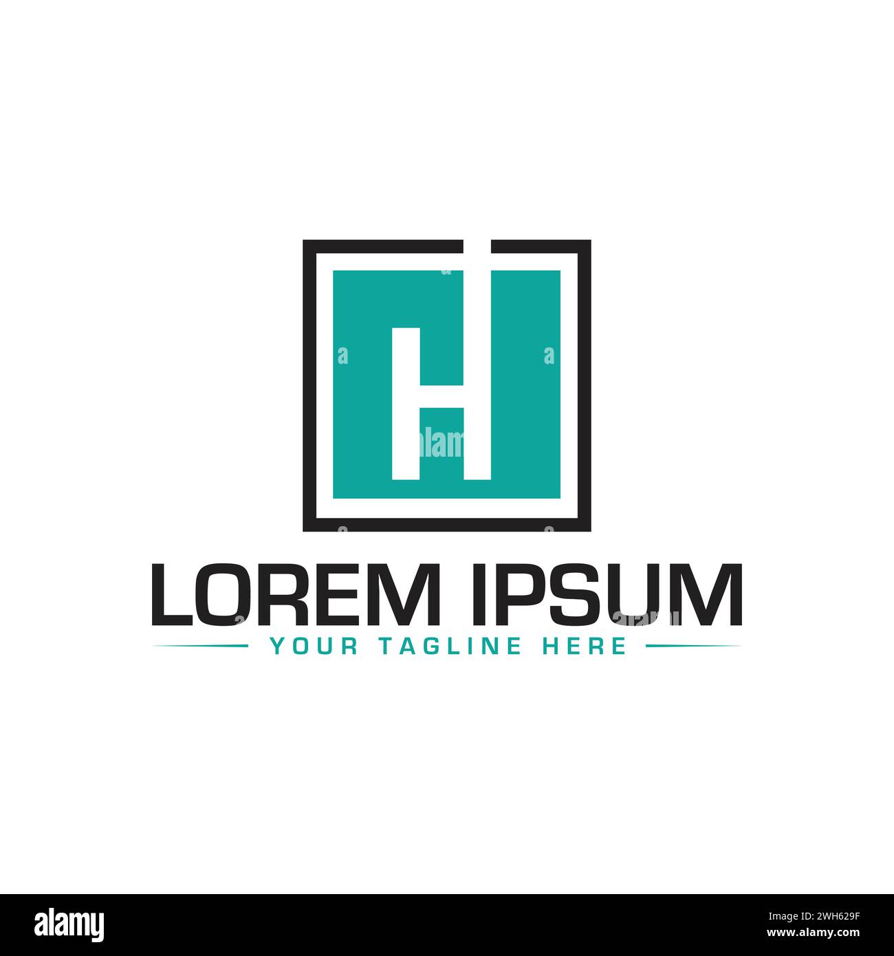 H Letter Logo Design. Creative and Modern H Logo Design Stock Vector ...