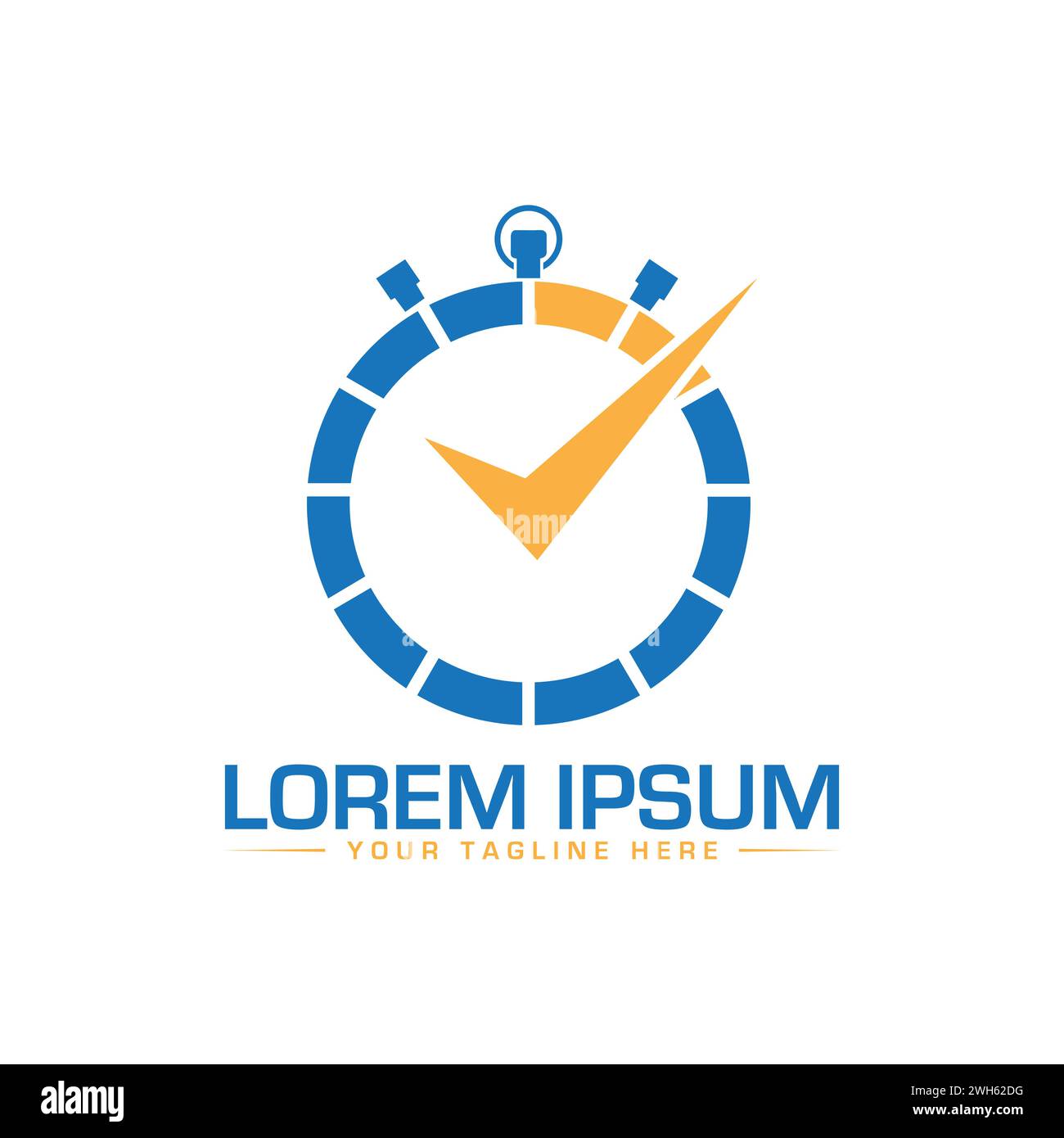 Watch Logo Design Stock Vector Image & Art - Alamy